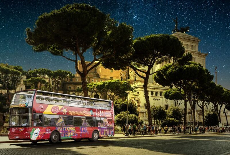 Rome: City Highlights Open-Top Bus Night Tour - What to Expect in Detail