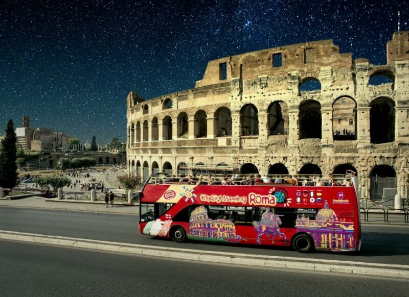Rome: City Highlights Open-Top Bus Night Tour - The Sum Up