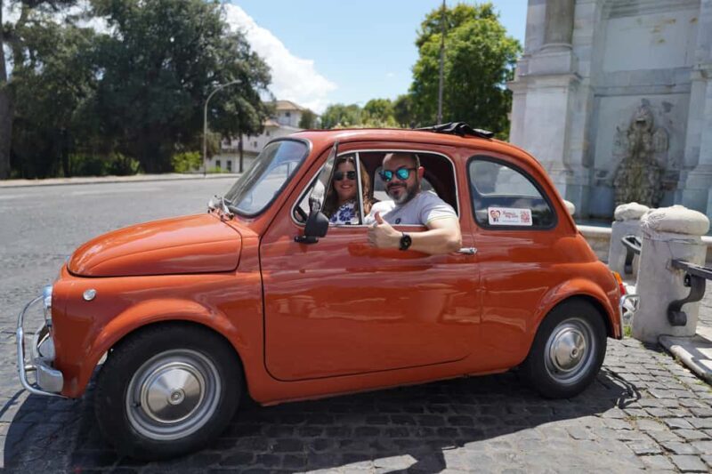 Rome: City Tour in a Retro Fiat 500 with Photo Stops - Key Points