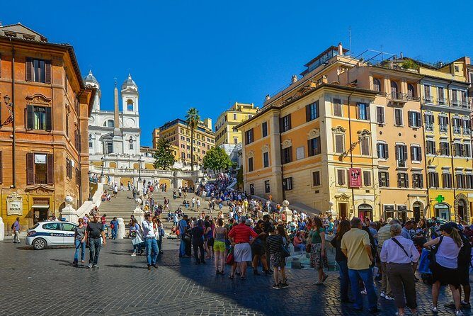 Rome city walking tour spanish steps Trevi Fountain Piazza Navona - Key Points