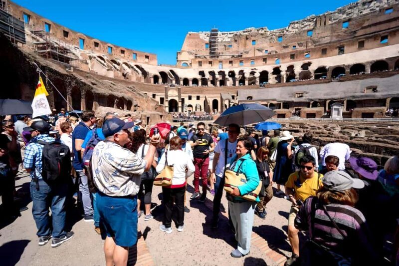 Rome: Colosseum Arena, Roman Forum, and Palatine Hill Tour - Tour Duration and Pacing