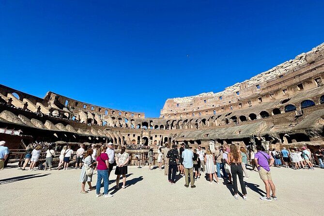 Rome: Colosseum, Forum & Palatine with Arena Access + Audio Guide - Key Points