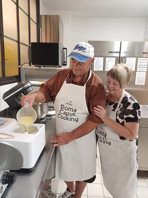 Rome cooking: Gelato & Tiramisu with savoiardi Baking class - Key Points