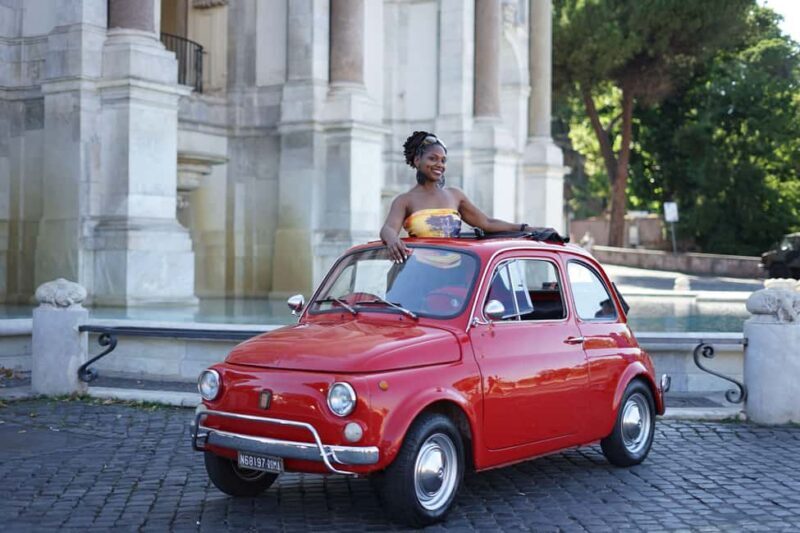 Rome: Fiat 500 Experience with Gelato and Photos - The Charm of Rome in a Classic Fiat 500