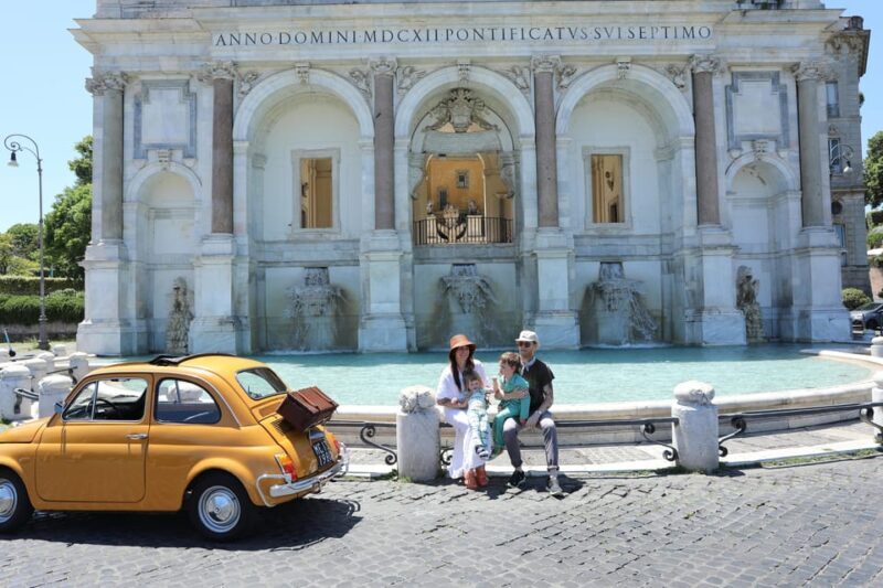 Rome: Fiat Cinquecento Vintage Photography Service - Key Points