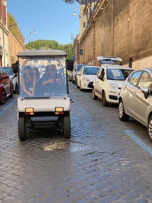 Rome: Golf Car Tour for Cruise Passengers - What’s Included and What’s Not?