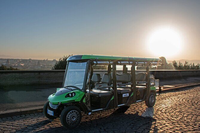 Rome Golf Cart Tour at Sunset - with Spritz! - Key Points