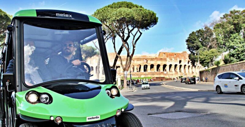 Rome: Golf Cart Tour with Artisanal Gelato Tasting - Key Points