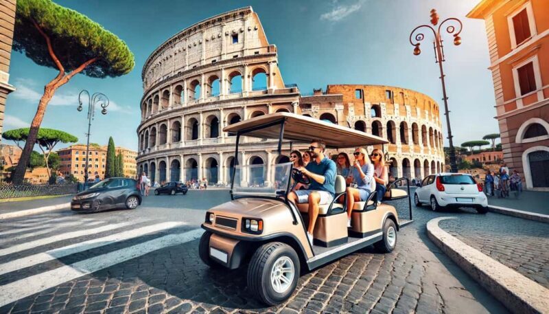 Rome: Guided Golf Cart city Pick up Tour - The Itinerary and What You Can Expect
