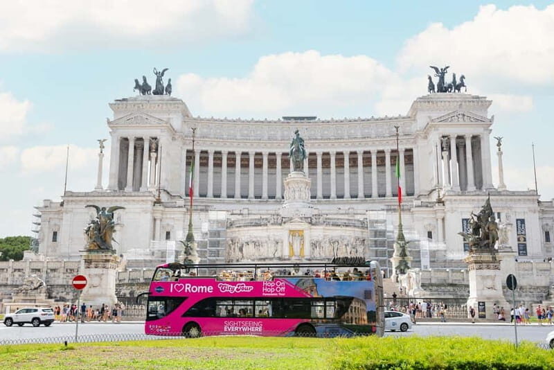 Rome: Hop-on Hop-off Sightseeing Bus Tour with Audioguide - Key Points