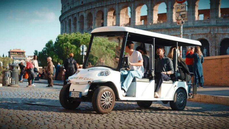 Rome in Comfort: 3-Hour Private Golf Cart Tour with Food Tasting - Key Points