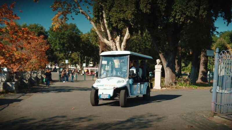 Rome in Comfort: 3-Hour Private Golf Cart Tour with Food Tasting - Practical Details and Value