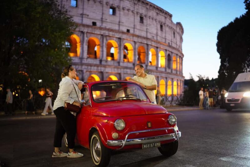 Rome: Night Photo Session in a Fiat 500 with Aperol Spritz - A Charming Night Ride in Rome: First Impressions