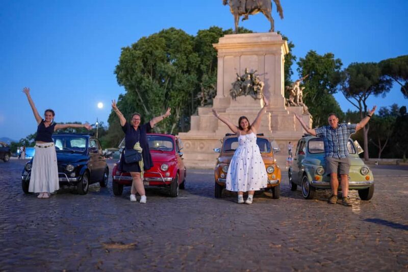Rome: Night Photo Session in a Fiat 500 with Aperol Spritz - The Sum Up