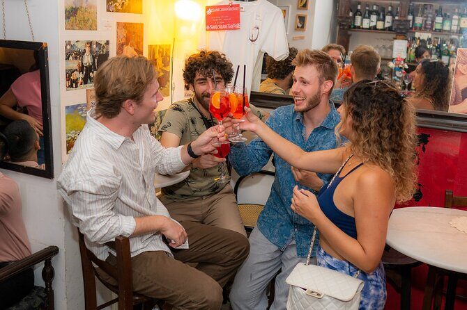 Rome Night Tipsy Tour & Bar Crawl with Forbidden History - FAQ