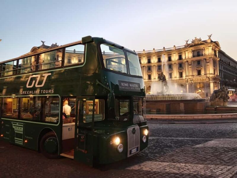 Rome: Nighttime Tour by Open-Top Bus - The Practical Side: What to Expect