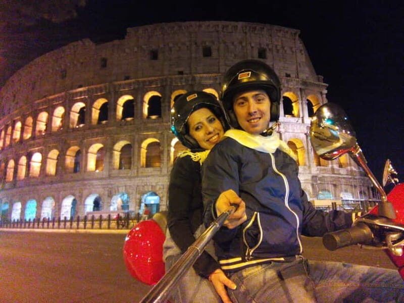 Rome: Nighttime Vespa Rental - Key Points