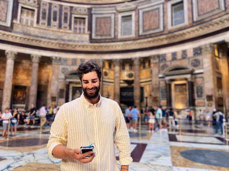 Rome: Pantheon Priority Entry Ticket & Interactive App - Key Points