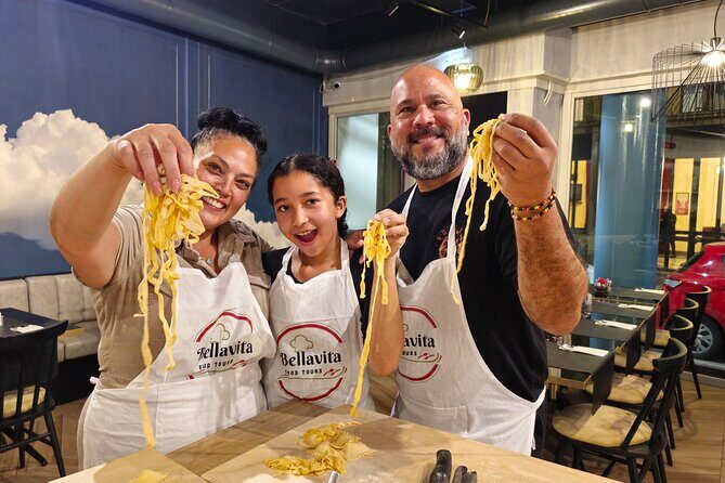 Rome: Pasta Fettuccine Ravioli and Tiramisu Cooking Class - Key Points