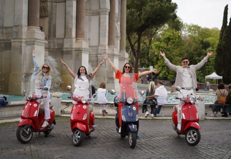Rome: Photography Service by Vespa Scooter - Breakdown of the Itinerary