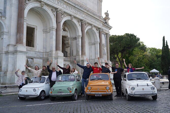 Rome Photography service with fiat 500 vintage car - Key Points  