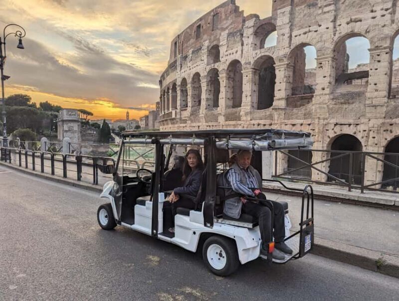 Rome: Private Golf Cart Tour with Hotel Pickup - Itinerary Breakdown: What to Expect