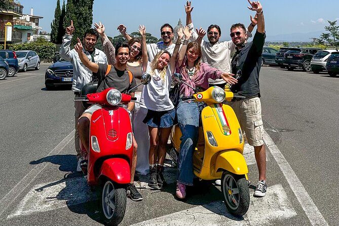 Rome Private Vespa Tour Pick-up from Hotel - Key Points