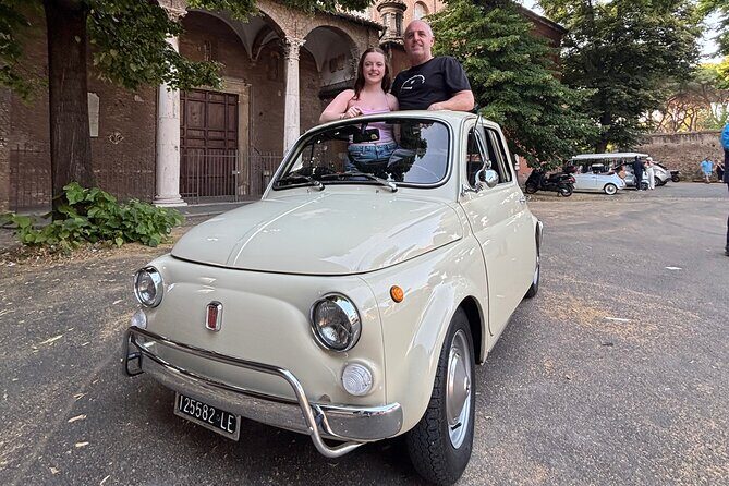 Rome: Retro Fiat 500 Car Tour with Pro Photographer - Value for Money