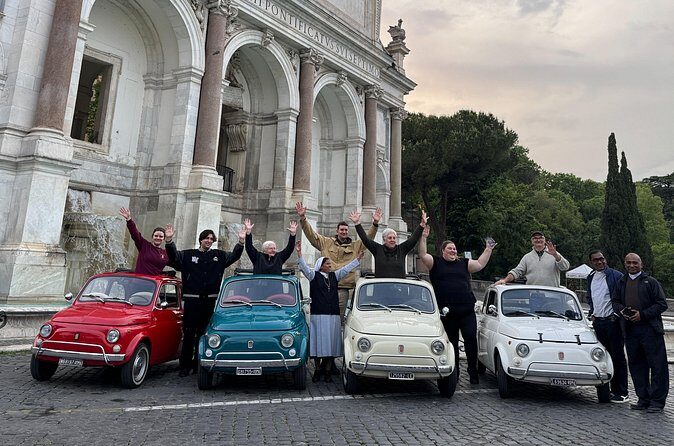 Rome: Retro Fiat 500 Car Tour with Pro Photographer - FAQ