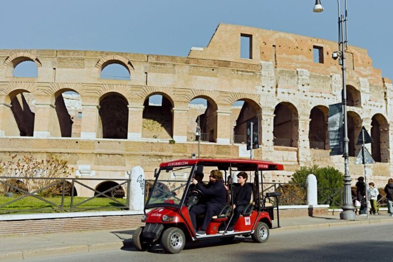 Rome: Squares and Fountains Golf Cart Tour - Key Points