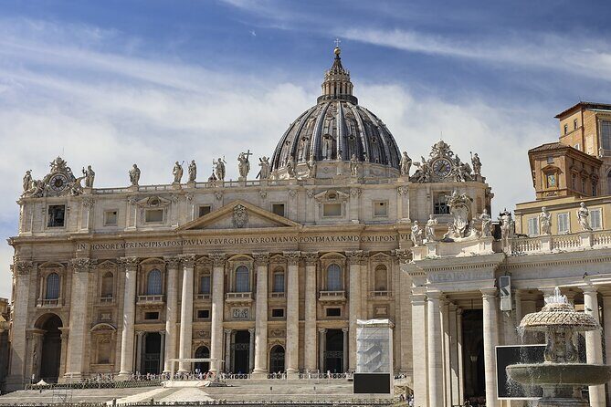 Rome: St. Peters Basilica, Tombs Tour & Optional Dome Climb - Key Points