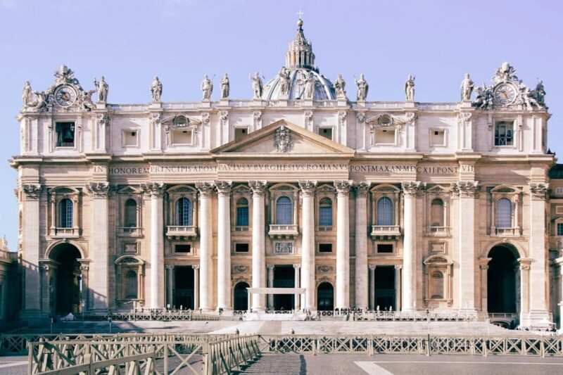 Rome: St. Peters Basilica Walking Guided Tour - Key Points