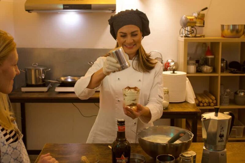 Rome: Tiramisu and Pasta Cooking Class near the Colosseum - Key Points