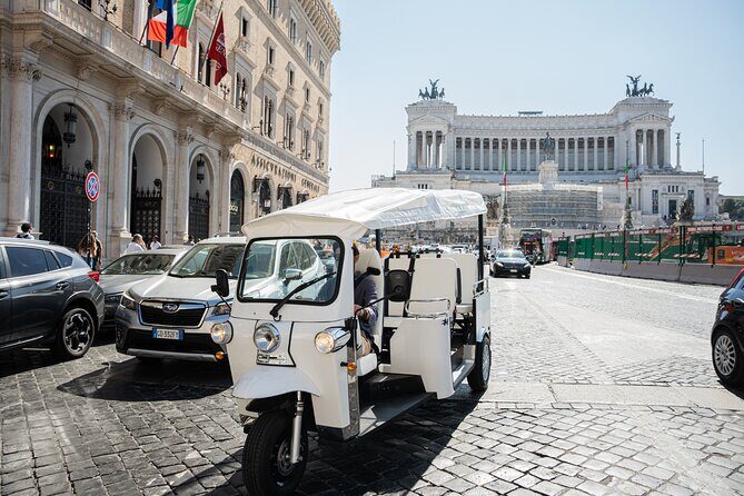 Rome Tuk-tuk Tour with Hotel Pickup and Prosecco - The Eco-Friendly Ride: Electric Tuk-Tuks