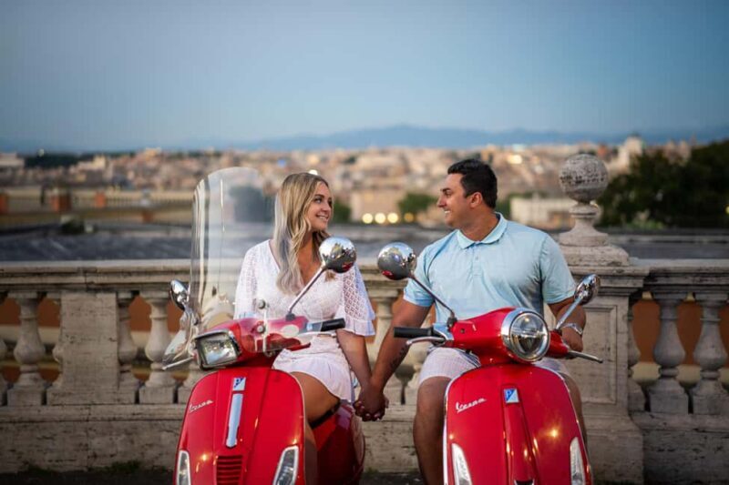 Rome: Vespa Photo Tour with City Center Pickup - Key Points
