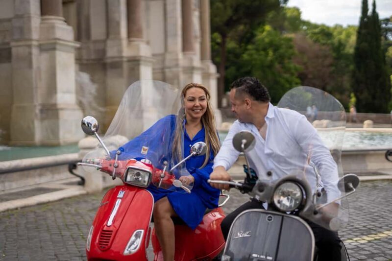 Rome: Vespa Tour with Professional Photoshoot as Passenger - A Fun and Stylish Way to See Rome: Vespa Tour with Professional Photos