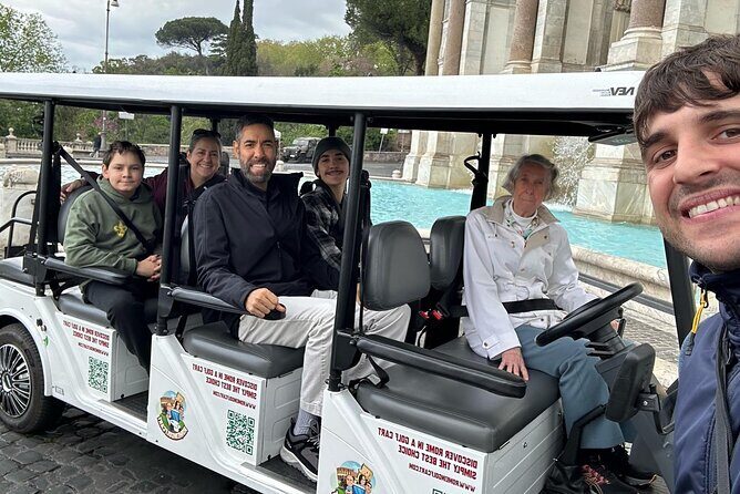 Rome:Fun Private & Group Tour in Golf Cart 90 minutes - Exploring the 90-minute golf cart experience in Rome
