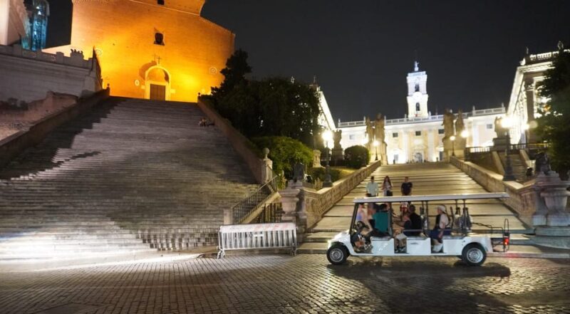 Rome's Golden Hour Golf Cart Tour - Key Points