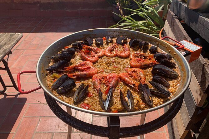 Rooftop Paella Seafood Cooking Class Experience in Barcelona - FAQs