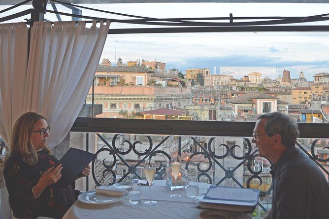 Rooftops of Rome by Night Food Tour with Dinner, Cocktails & Guided Sightseeing - FAQs  