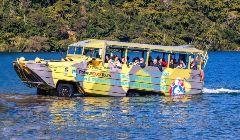 Rotorua City and Lakes Duck Tour - Key Points