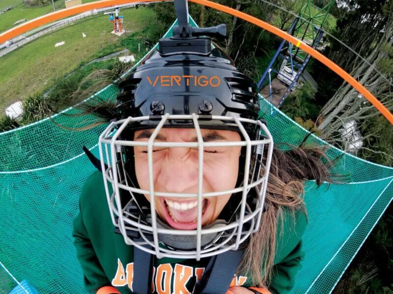 Rotorua: Velocity Valley - NEW Vertigo 43m drop - The Ride Experience: Step by Step