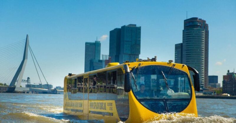 Rotterdam: 1-Hour Sightseeing Splash Tour - Key Points