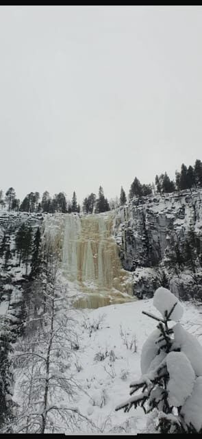 Rovaniemi: Korouoma Frozen Waterfalls Hike & Hot BBQ Lunch - Key Points