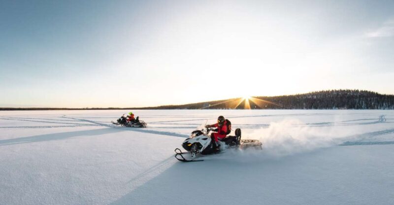 Rovaniemi: Snowmobile and Ice Fishing Adventure with Lunch - Key Points