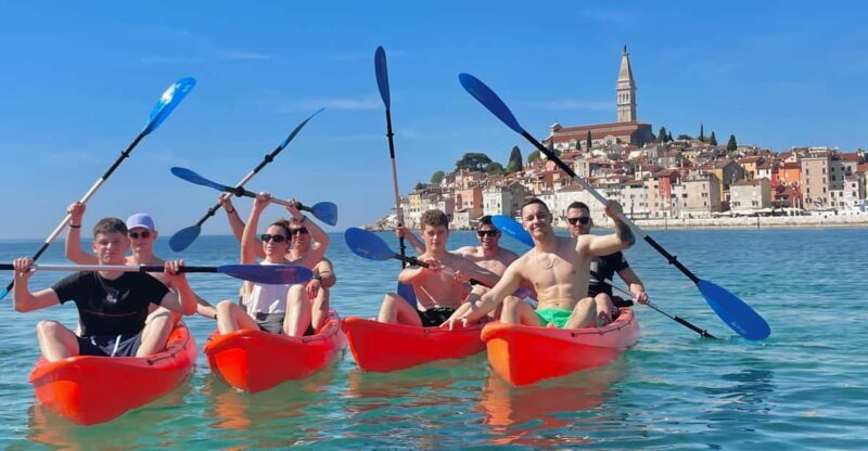 Rovinj:BUBA KAYAK TOURS:snorkeling,jumping,FREEdrinks&photos - Key Points