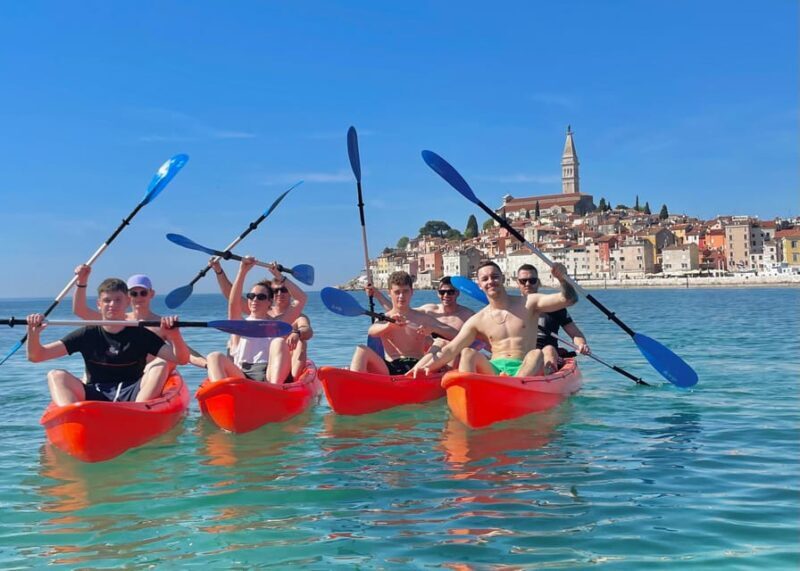 Rovinj:BUBA KAYAK TOURS:snorkeling,jumping,FREEdrinks&photos - What Travelers Say