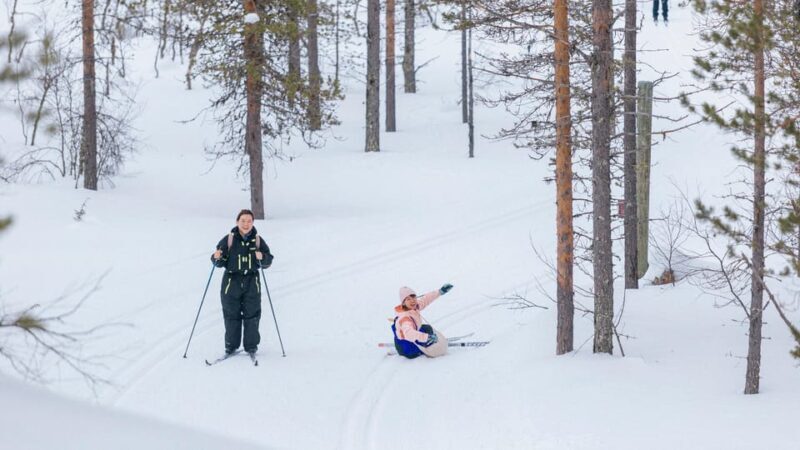 Saariselkä: Cross-Country Skiing for beginners - The Equipment and the Learning Curve