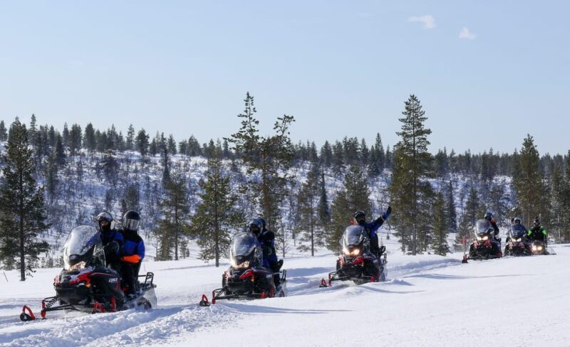Saariselkä: Ice Fishing Safari by Snowmobile - Key Points