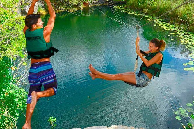 Sacred Adventure at Xenotes! 4 Different Cenotes + Round Transportation - Activities Galore: Fun and Safety Hand-in-Hand